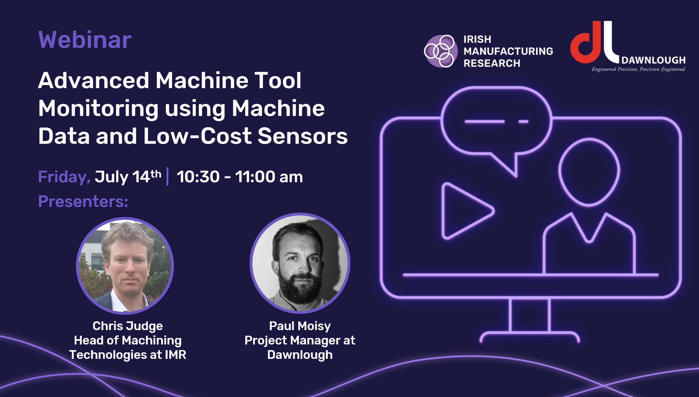 Advanced Machine Tool Monitoring Webinar
